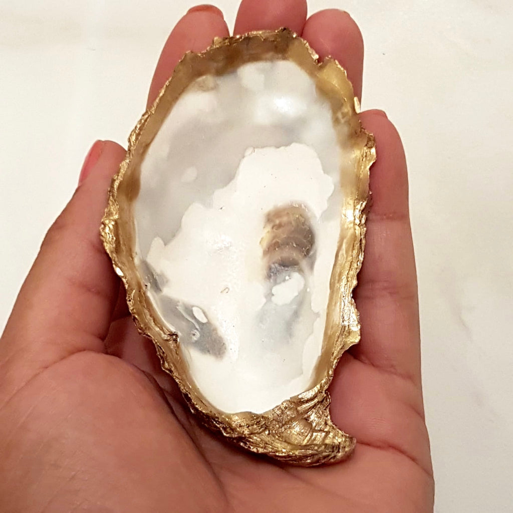 Gold Oyster Trinket Dish | Jewellery Storage