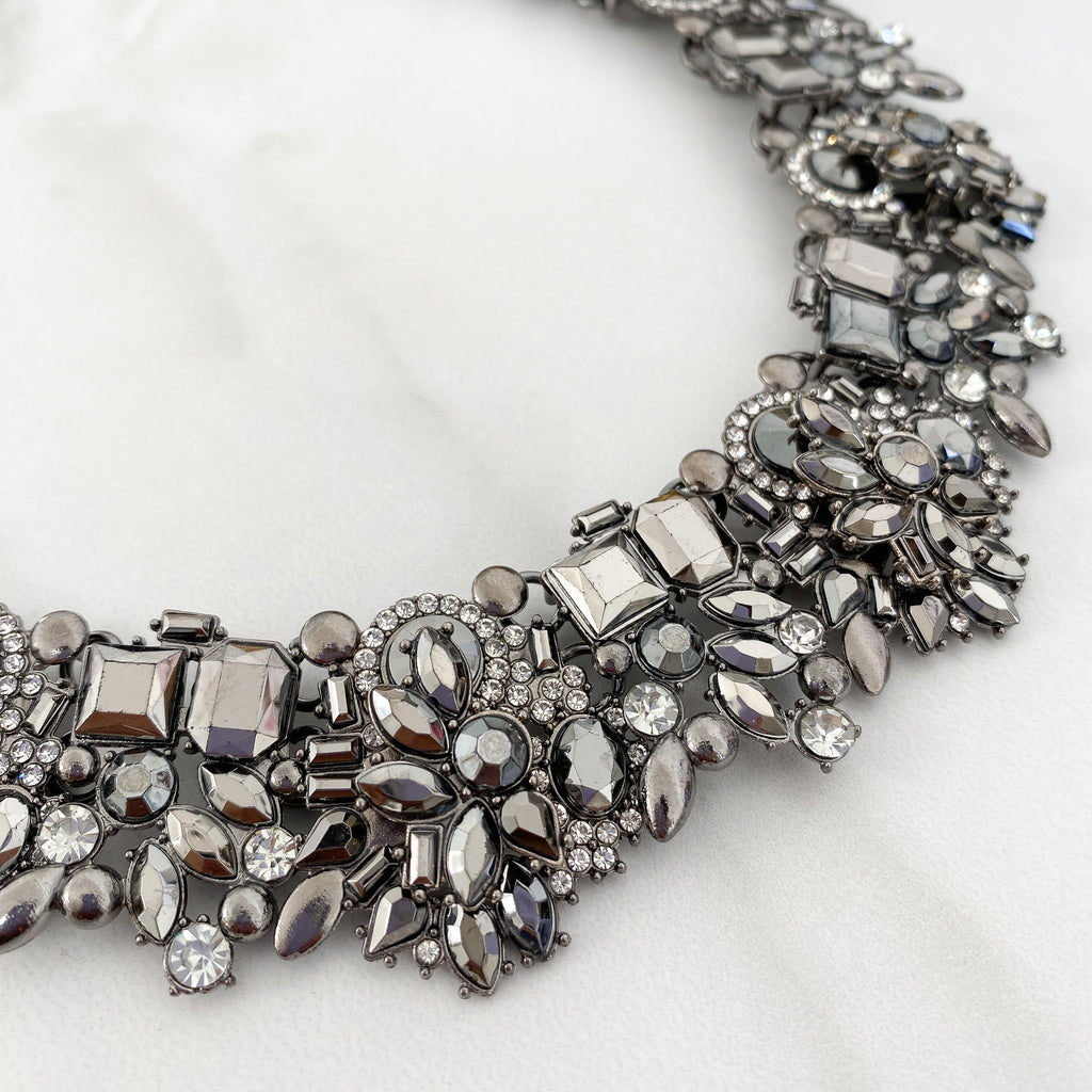 Graphite Grey Jewellery Set | Statement Jewellery | FREE Gift Box